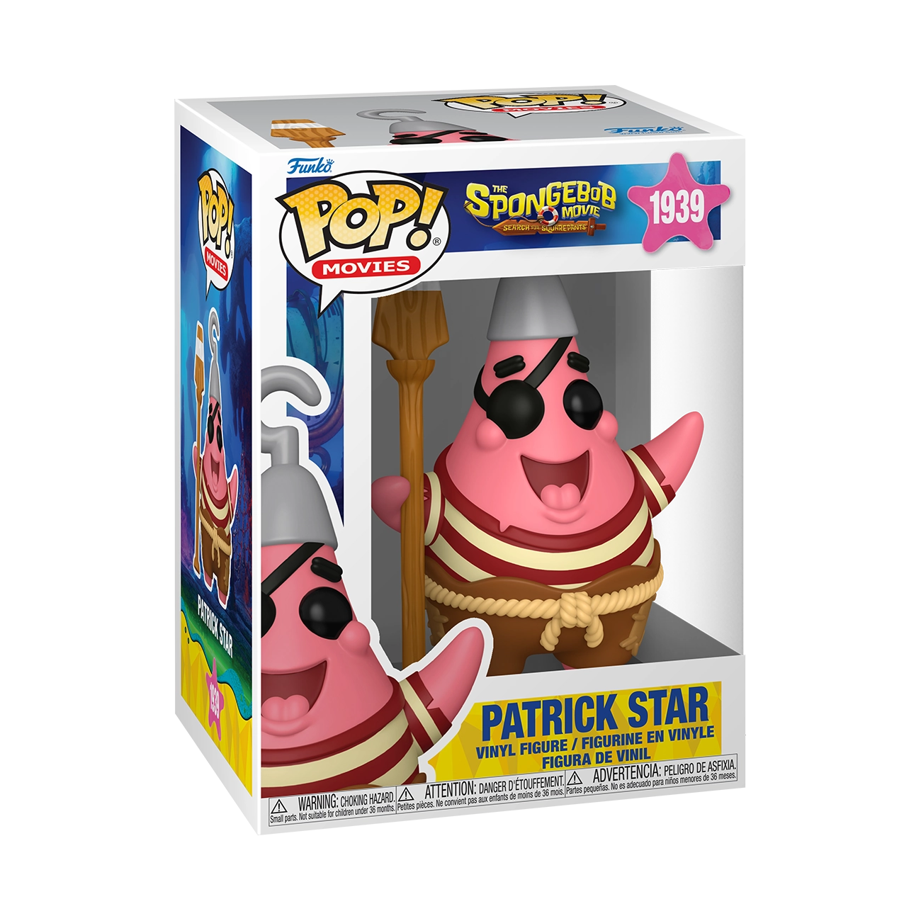 POP! Movies: Patrick Star (Pirate) - The SpongeBob Movie: Search for ...